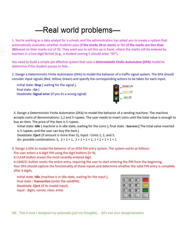 Realworld Problem Set | PDF