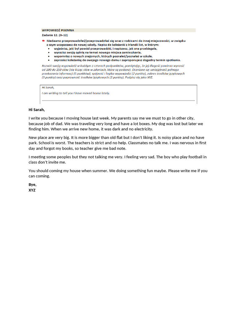 Writing - Error Correction | PDF