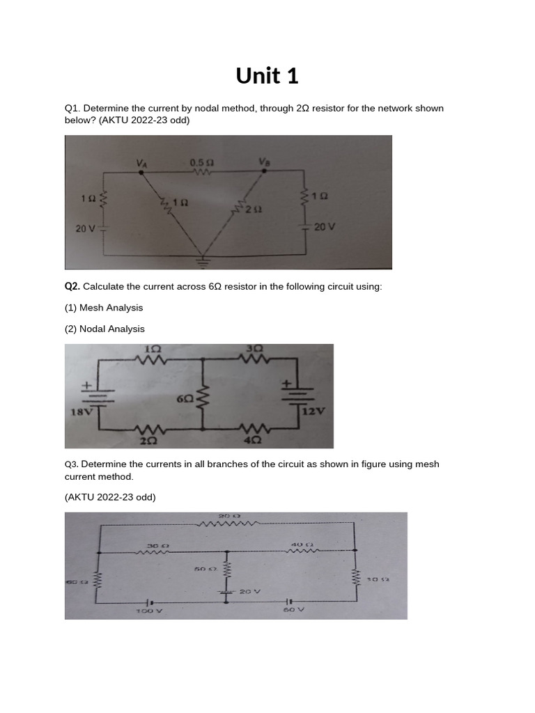 57 Important Questions of 4 Unit | PDF | Transformer | Ac Power