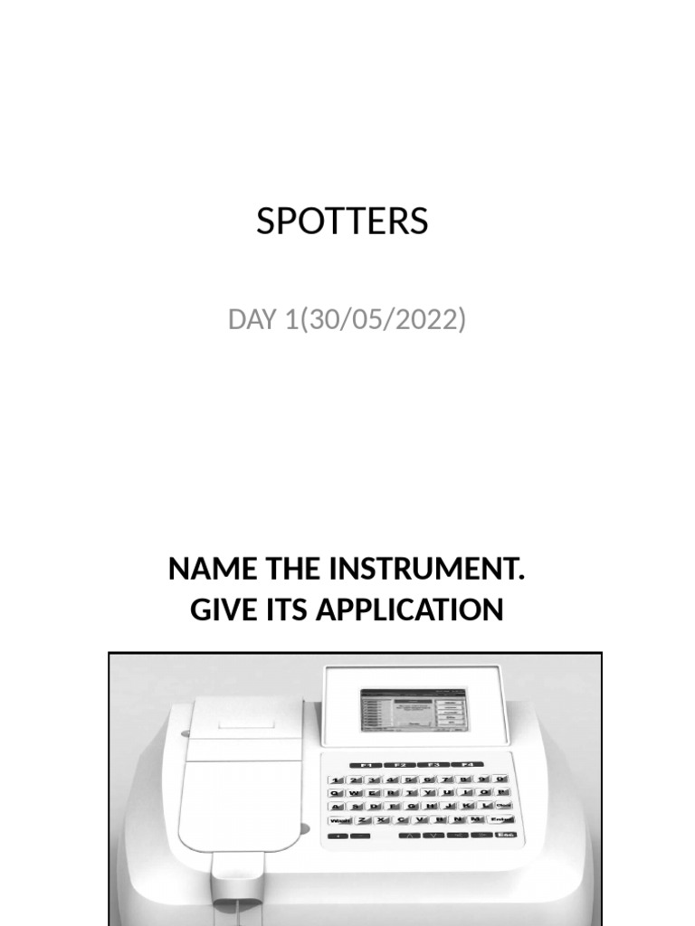SPOTTERS | PDF | Metabolism | Biochemistry