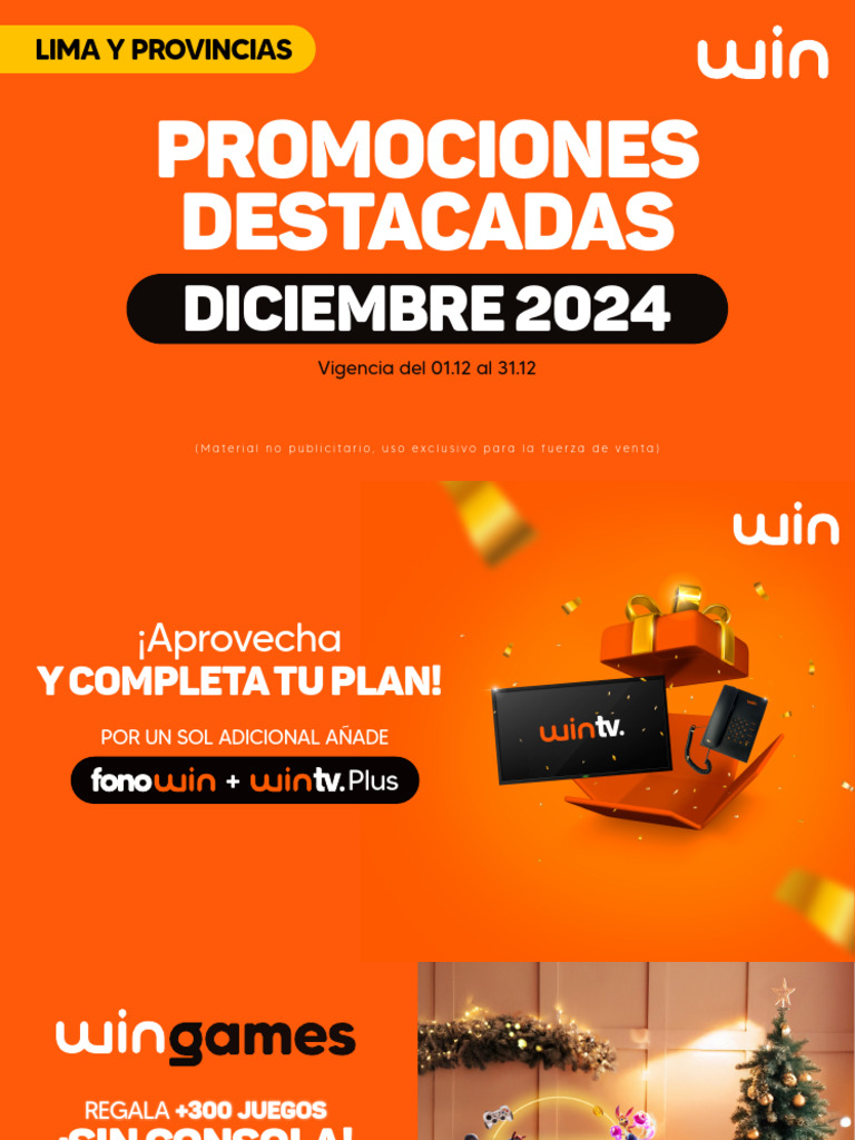 Promociones de Internet Diciembre 2024 | PDF