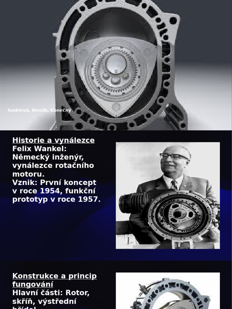 Presentation Wankel Motor | PDF