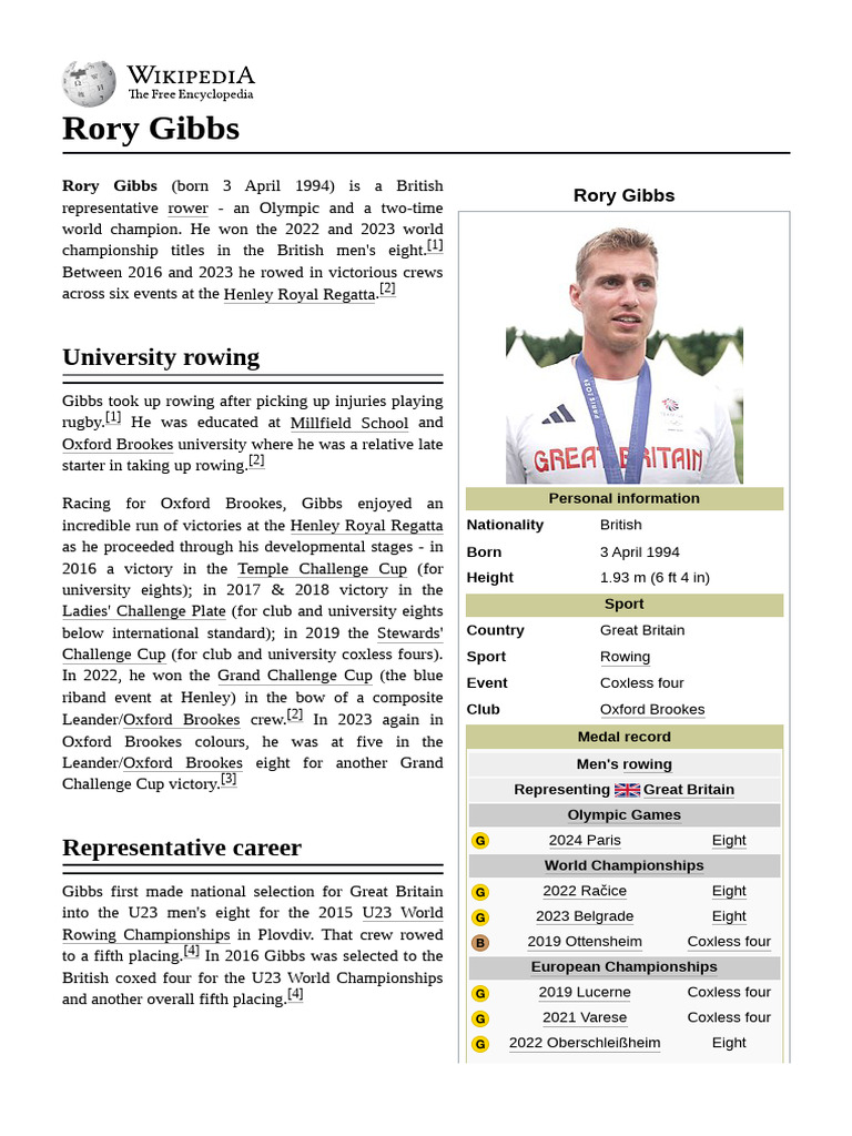 Rory_Gibbs | PDF | Rowing
