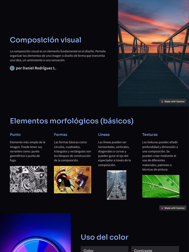 Composición Visual: Elementos Clave en Diseño | PDF | Composición ...