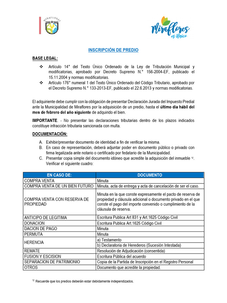 Predio-1 | PDF | Intestacy | Herencia