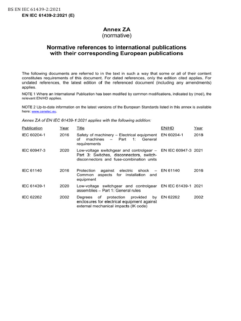007 - Iec 61439-2 | PDF