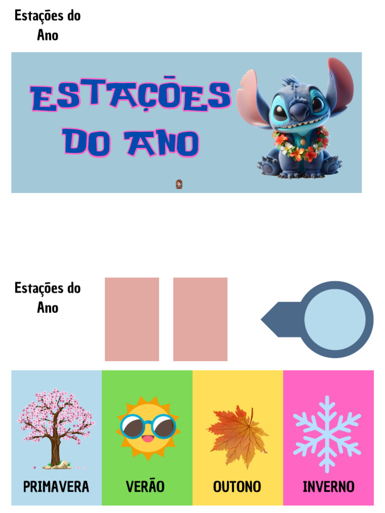 Estacoes Do Ano Tempo Stitch Dr3vq2 | PDF