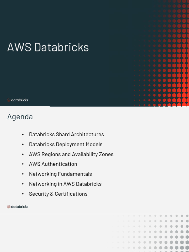 My Latest Docs 04 Aws Databricks Pdf Ip Address Information