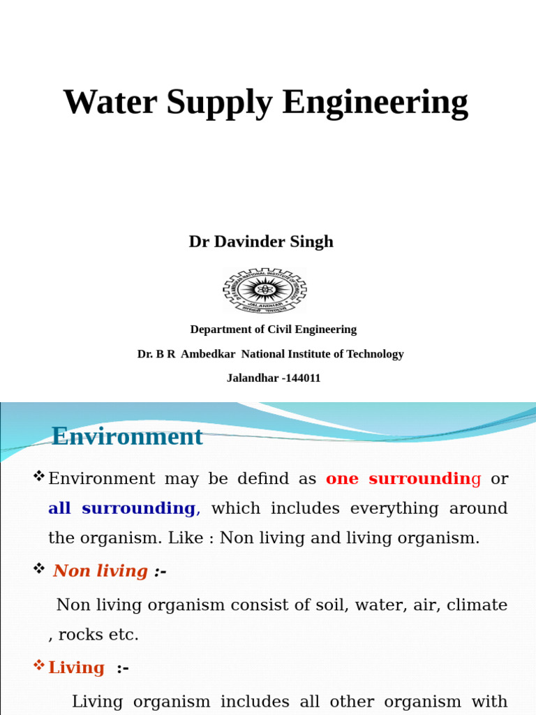 Water Demand | PDF | Earth Sciences | Natural Environment