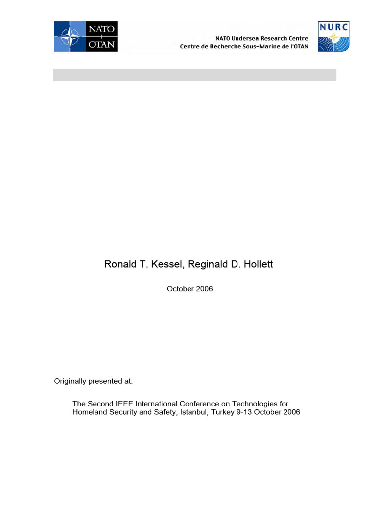 Ada 457007 | PDF | Sonar