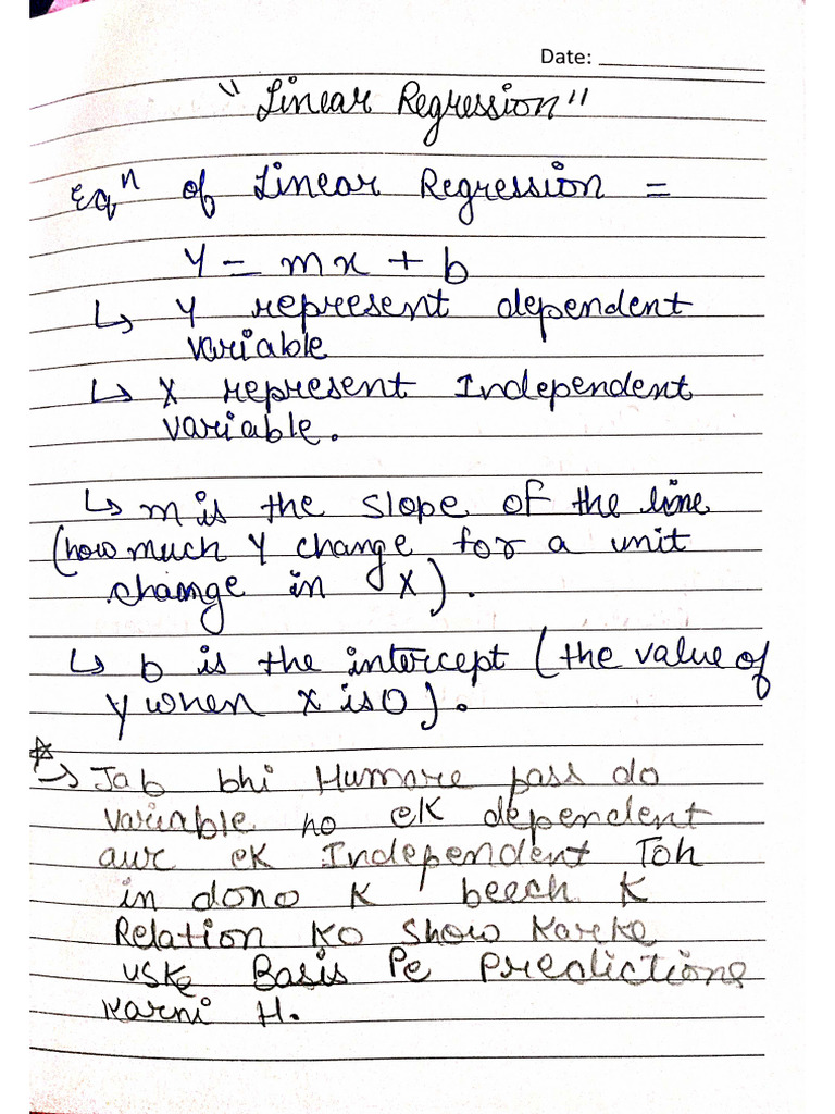 Linear Regression | PDF