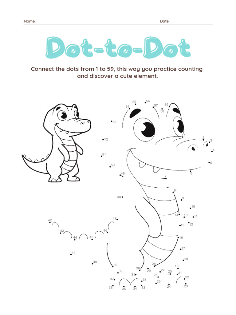 Fun Dot-to-Dot Counting Activities | PDF