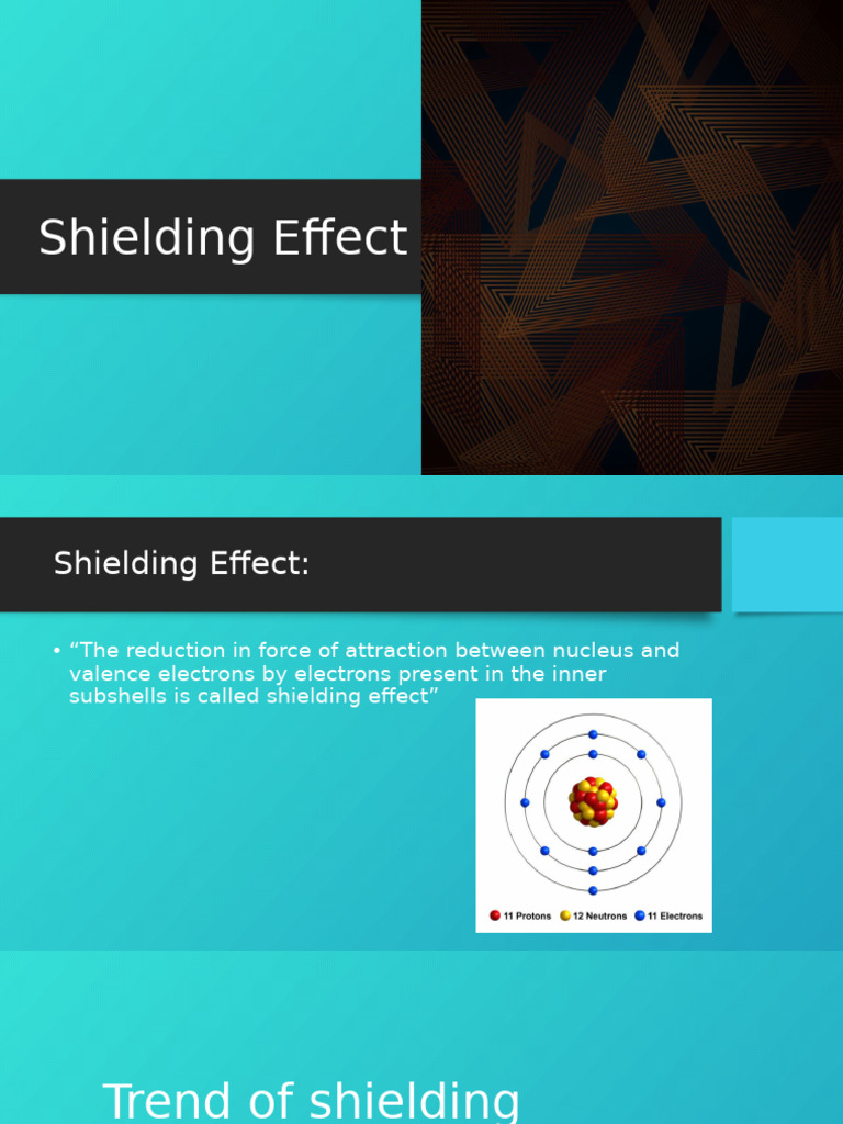 Shielding Effect | PDF
