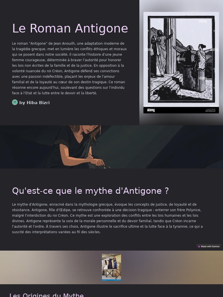 Le Roman Antigone | PDF