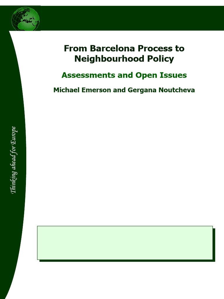 220 - From Barcelona Process | PDF | Enlargement Of The European Union ...