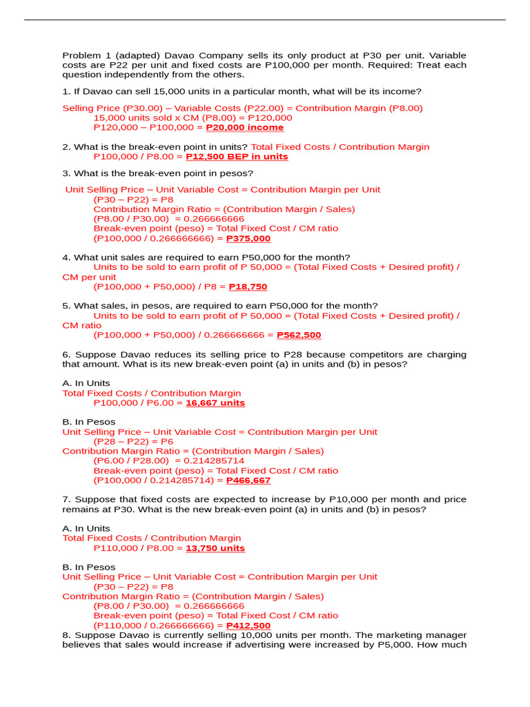 Strat Cost.docx | PDF | Accounting | Business
