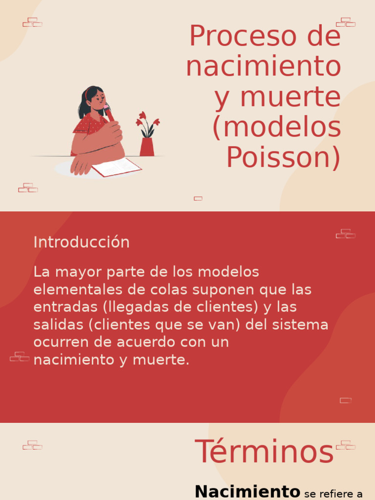 Proceso de Nacimiento y Muerte (Modelos Poisson) . | PDF | Distribución ...