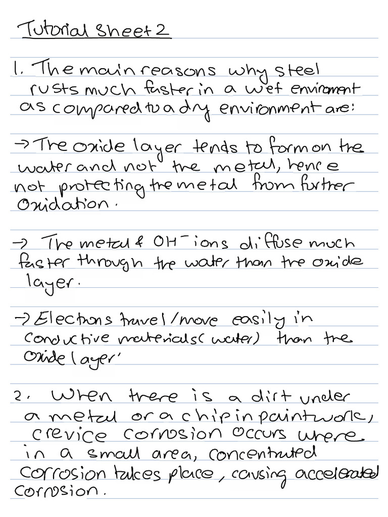 Tutorial Sheet 2 | PDF