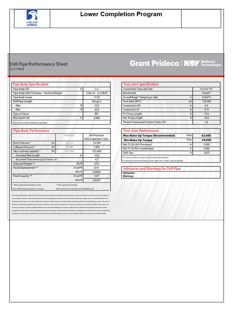 提取自1--UZ700 (P2E007) Lower Completion Program_signed | PDF