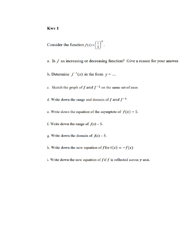 Homework Functions | PDF