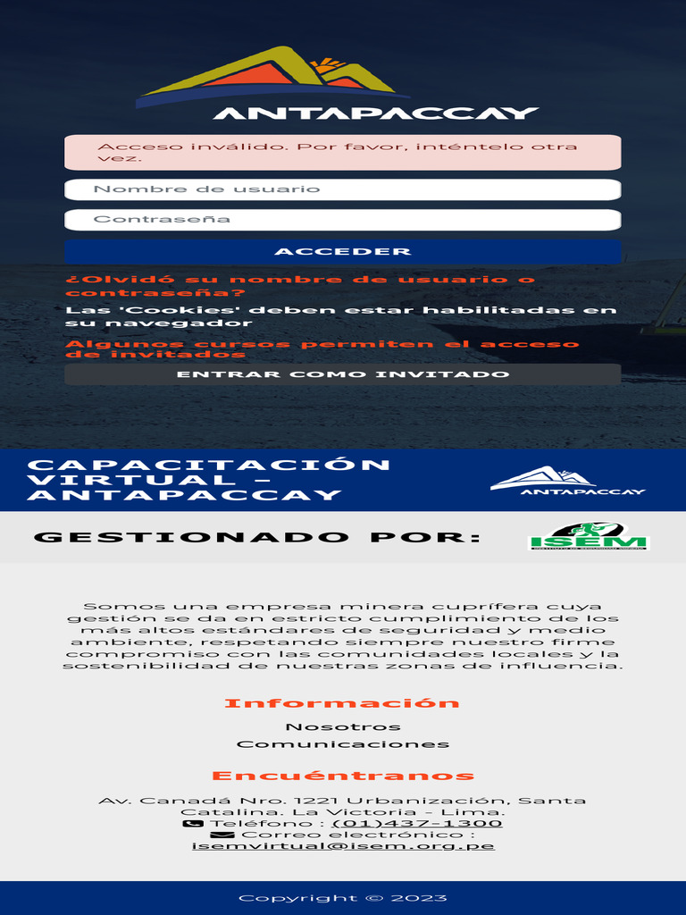 Antapaccay Entrar al sitio | PDF