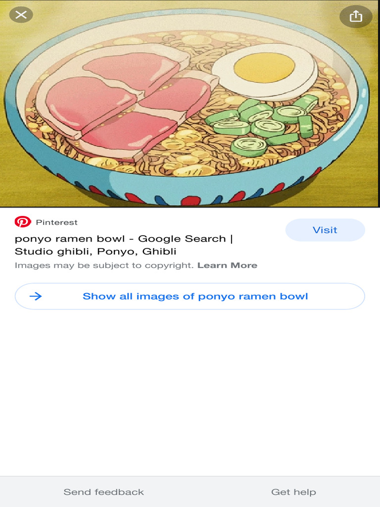 Ponyo Ramen Bowl - Google Search | PDF