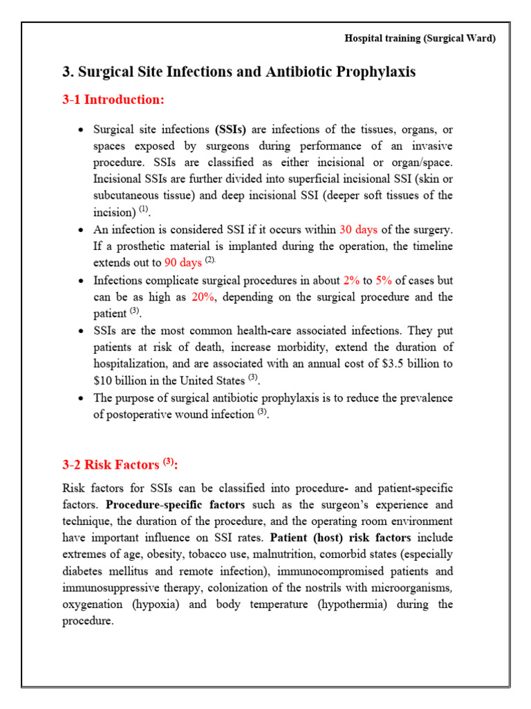 Lec. 2 Surgical Antibiotics Prophylaxis | PDF | Antimicrobial | Surgery