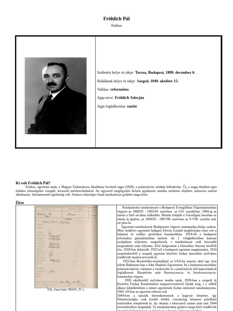 Frolich | PDF