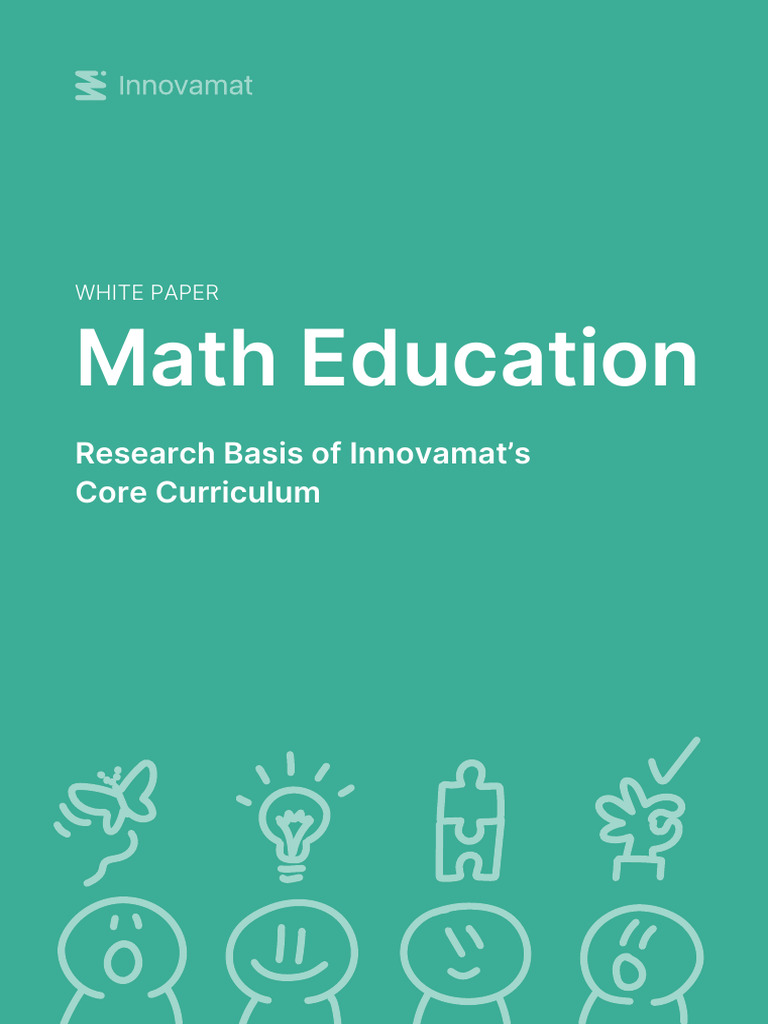 White Paper Math Education Innovamat | PDF | Mathematics | National ...