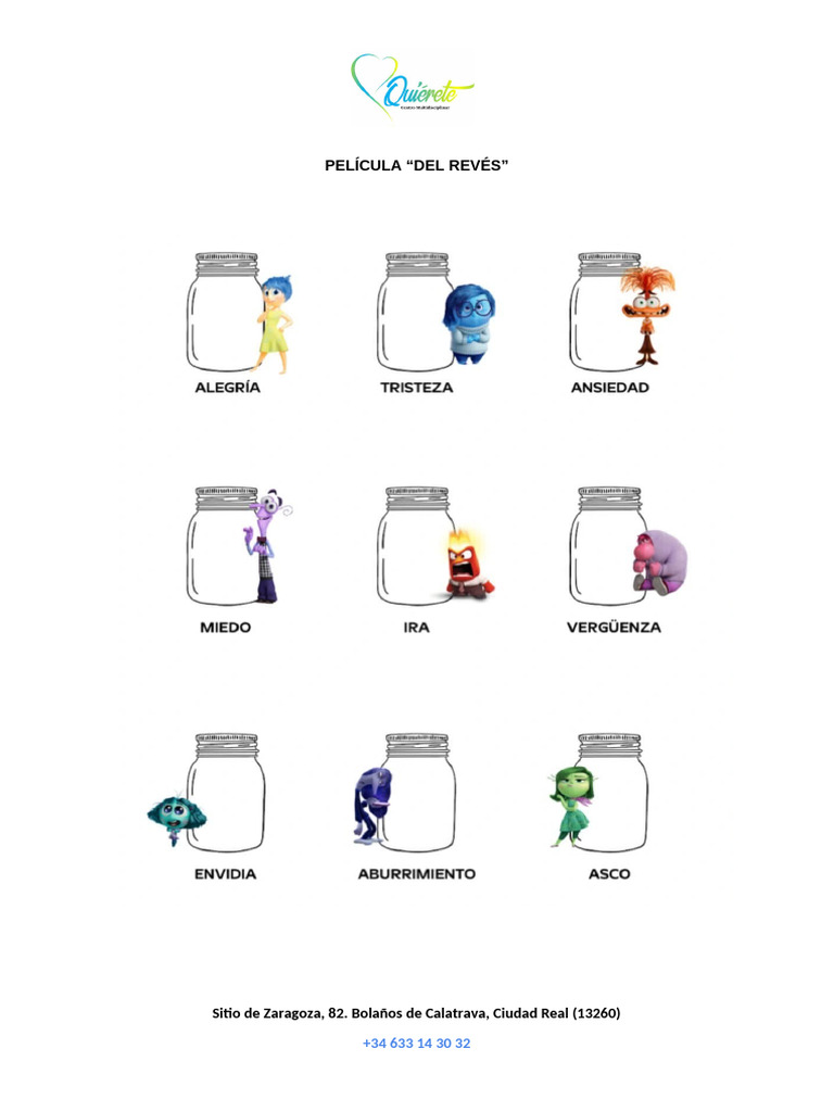 Emociones Película Del Revés | PDF