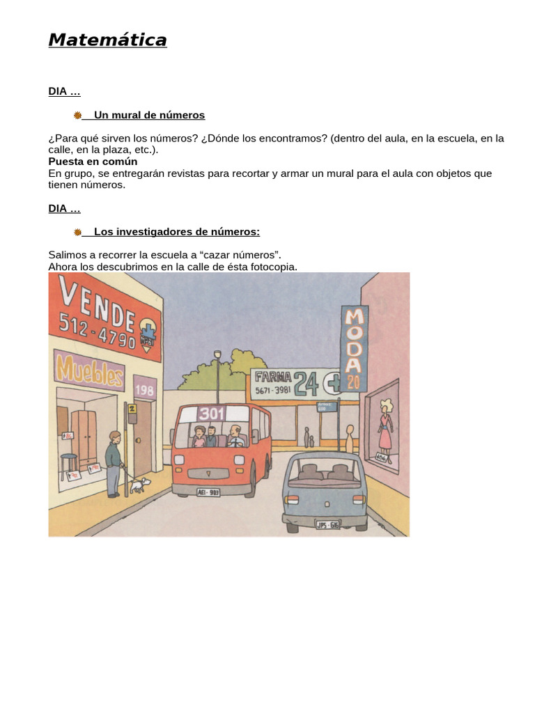 Actividades Lúdicas para Aprender Números | PDF