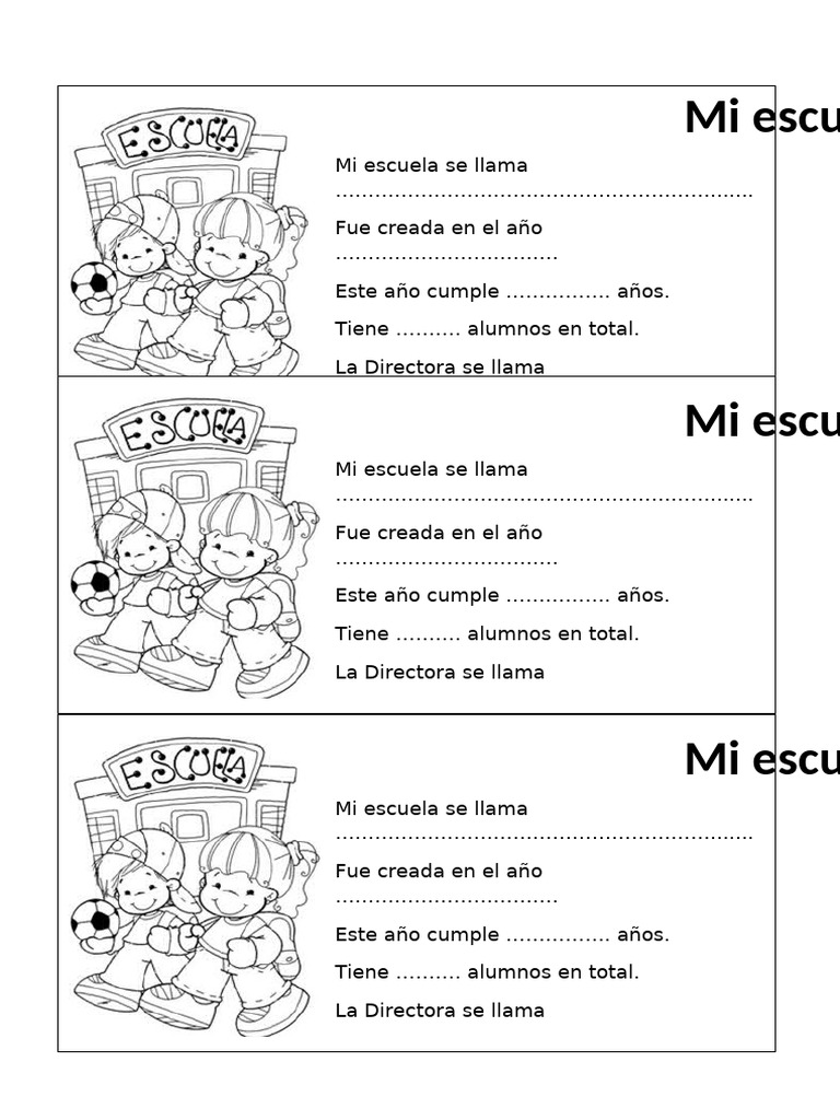 Mi Escuela | PDF