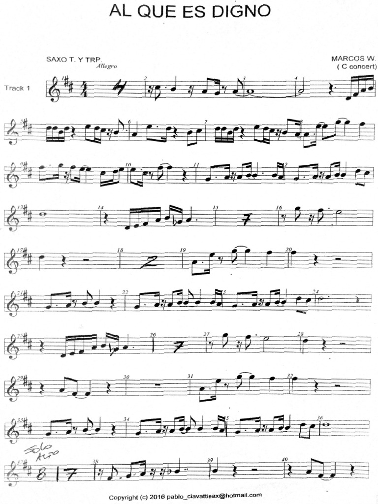 Al Que Es Digno (C) | PDF