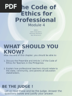 2021 Code of Ethics For Professional Teachers Explained | PDF | Teachers | Social Institutions