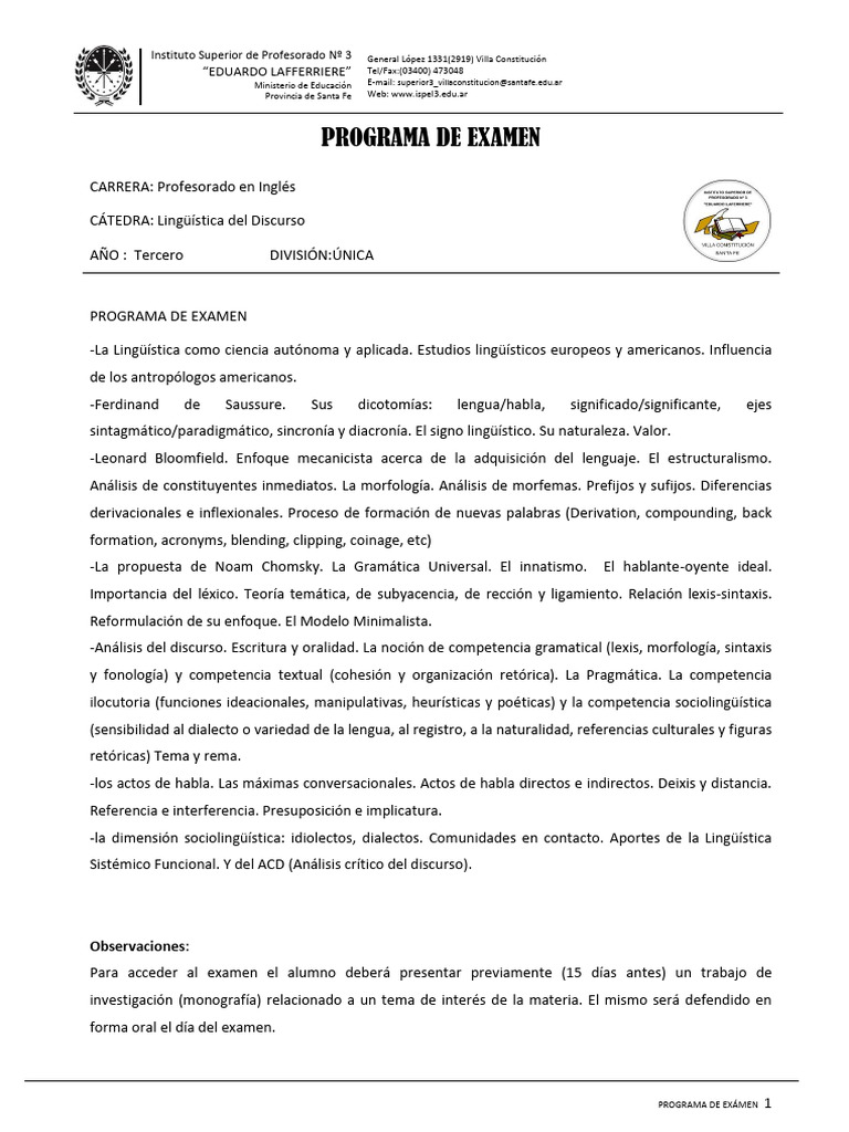 Lingu_stica | PDF | Morfología (Lingüística) | Lingüística