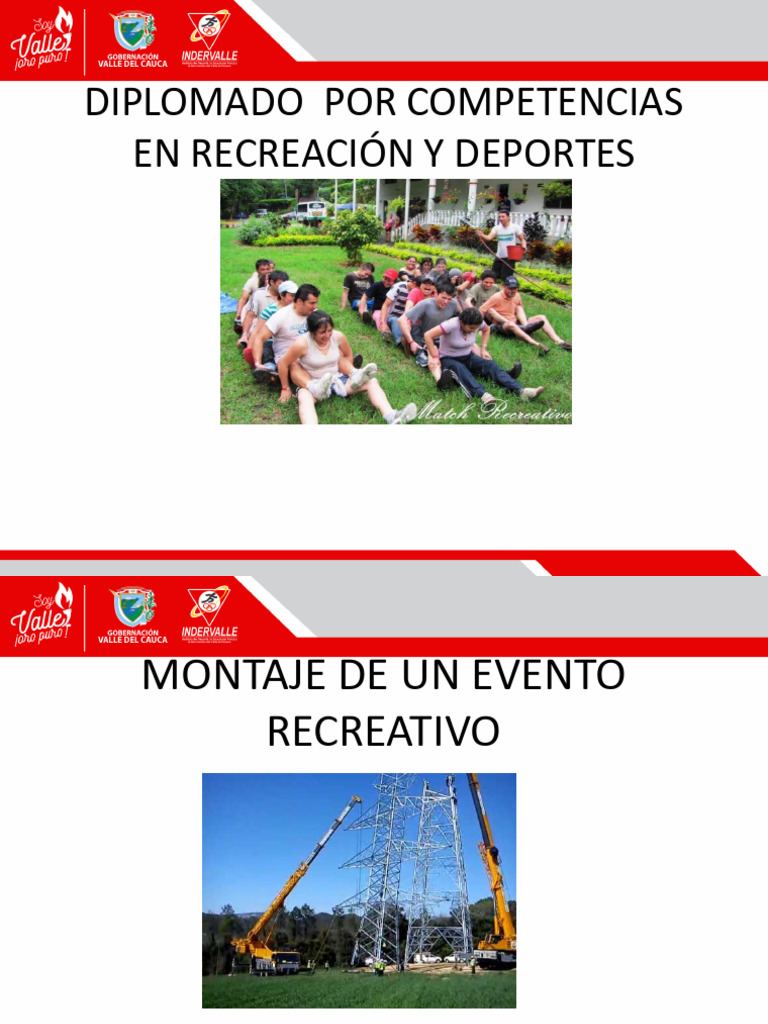 4.montaje de Un Evento Recreativo | PDF