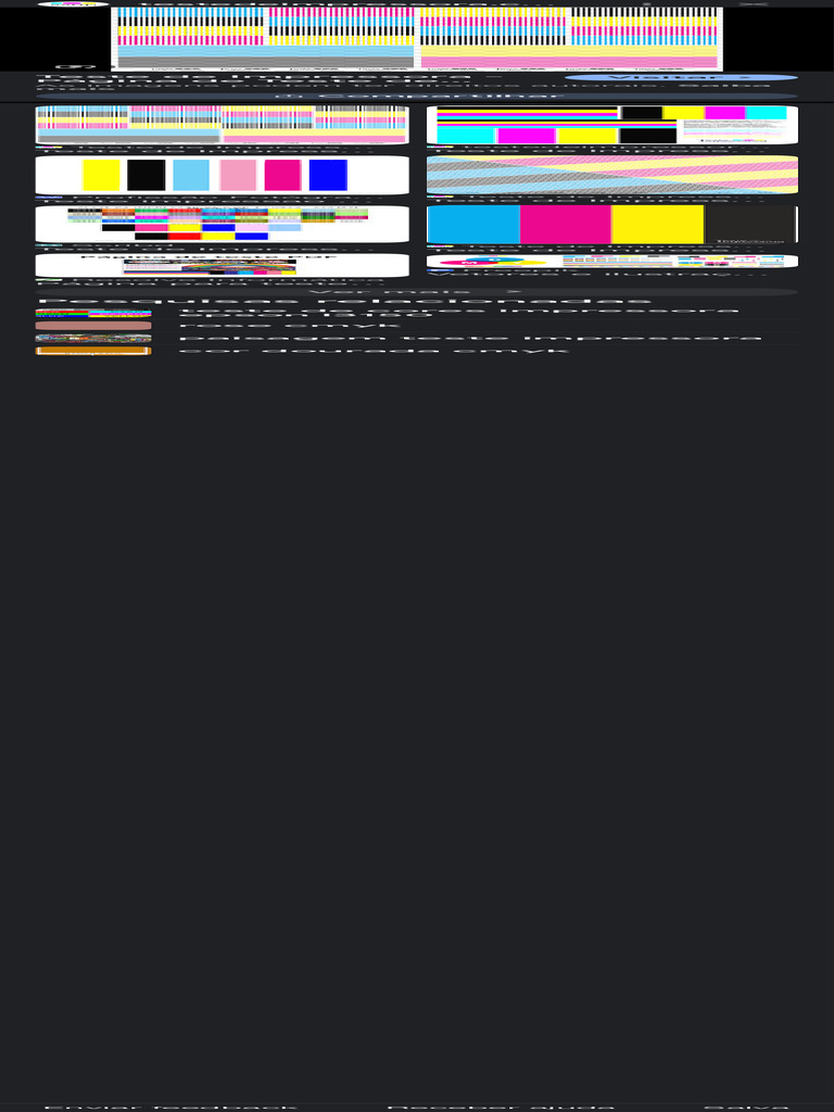 Teste de Cor Impressora Epson | PDF
