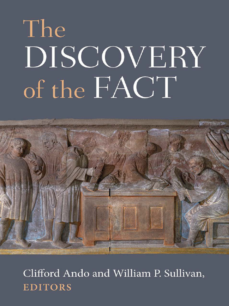 ANDO & SULLIVAN. the Discovery of Fact | PDF | Epistemology | Knowledge