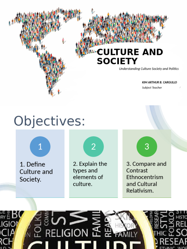 Culture and Society Lesson 1 | PDF | Relativism | Society