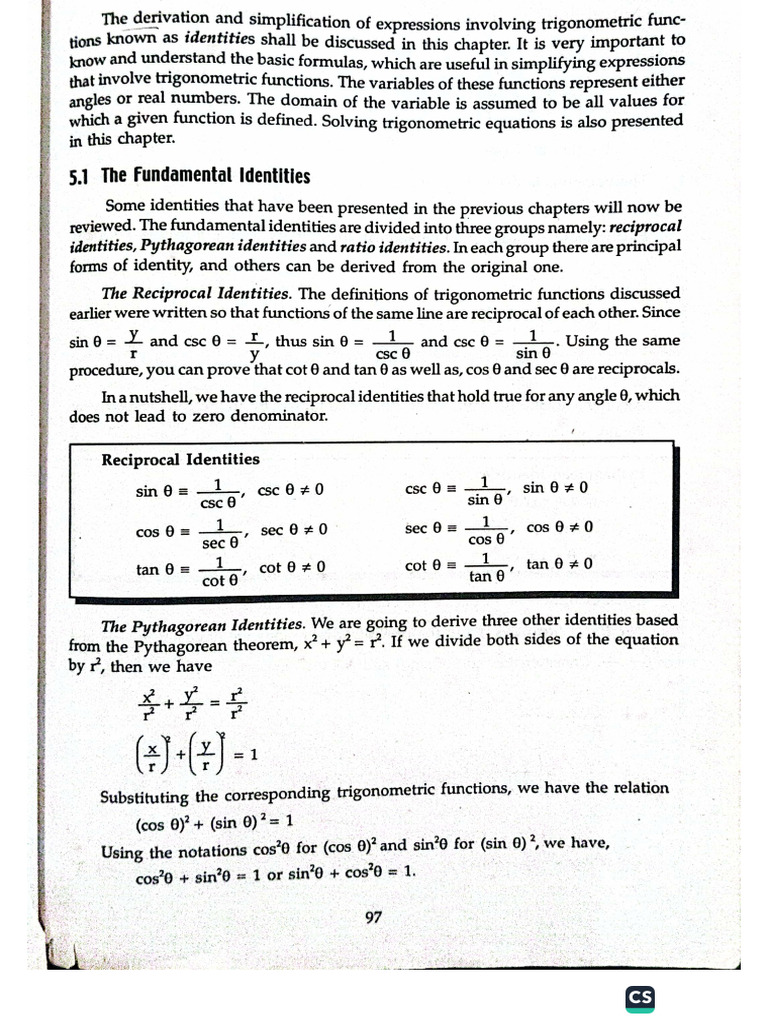 Trigonometric Identities Module Finals | PDF