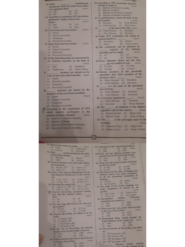 Pak Studies Notes | PDF