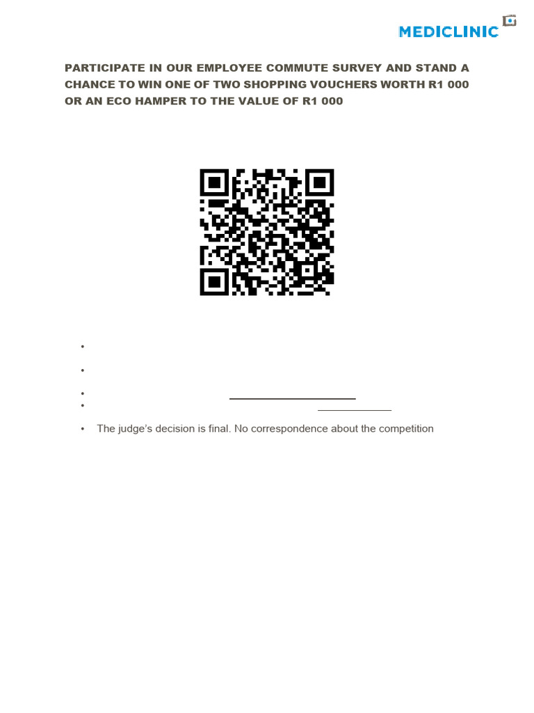 Commuting Survey A4 SA | PDF