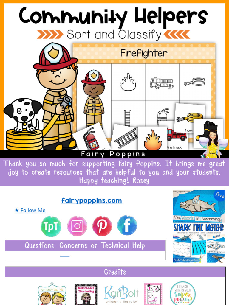 Community Sort and Classify Mats - Fairy Poppins | PDF