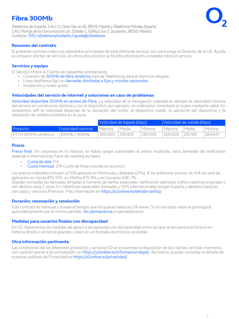 Fibra 300Mb y Llamadas Ilimitadas | PDF | Itinerancia | Enrutador ...