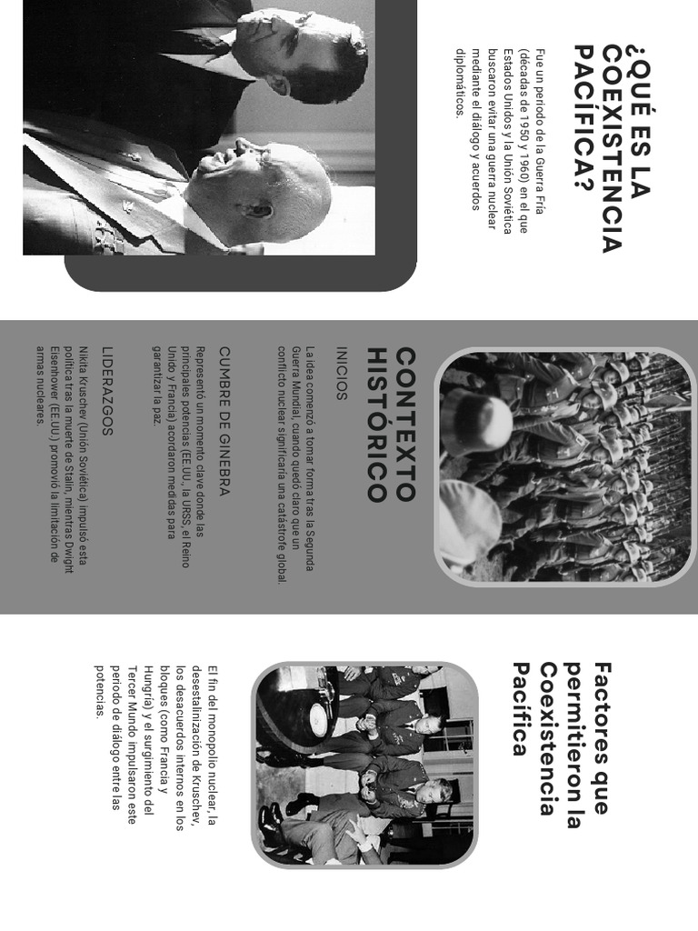 Coexistencia Pacífica en la Guerra Fría | PDF | Nikita Khrushchev ...