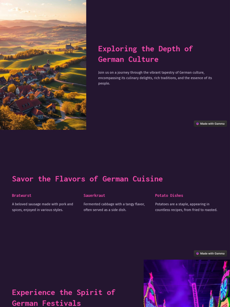 Discovering German Culture and Traditions | PDF | Carnival | Germany