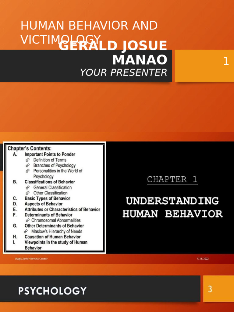 Human Behavior1 | PDF