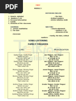 Comptine en Anglais The Hello Song Carolyn Graham | PDF