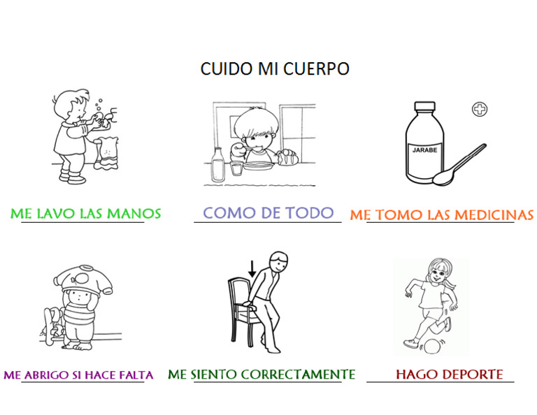 Como Cuido Mi Cuerpo | PDF