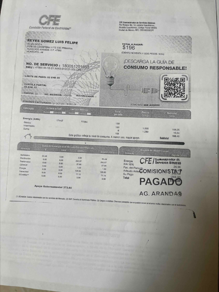 Comprobante de Domicilio PDF | PDF